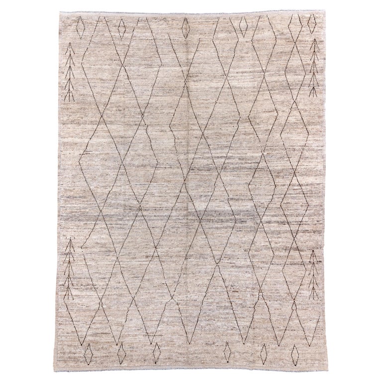 New and Modern Moroccan Design Rug For Sale at 1stDibs