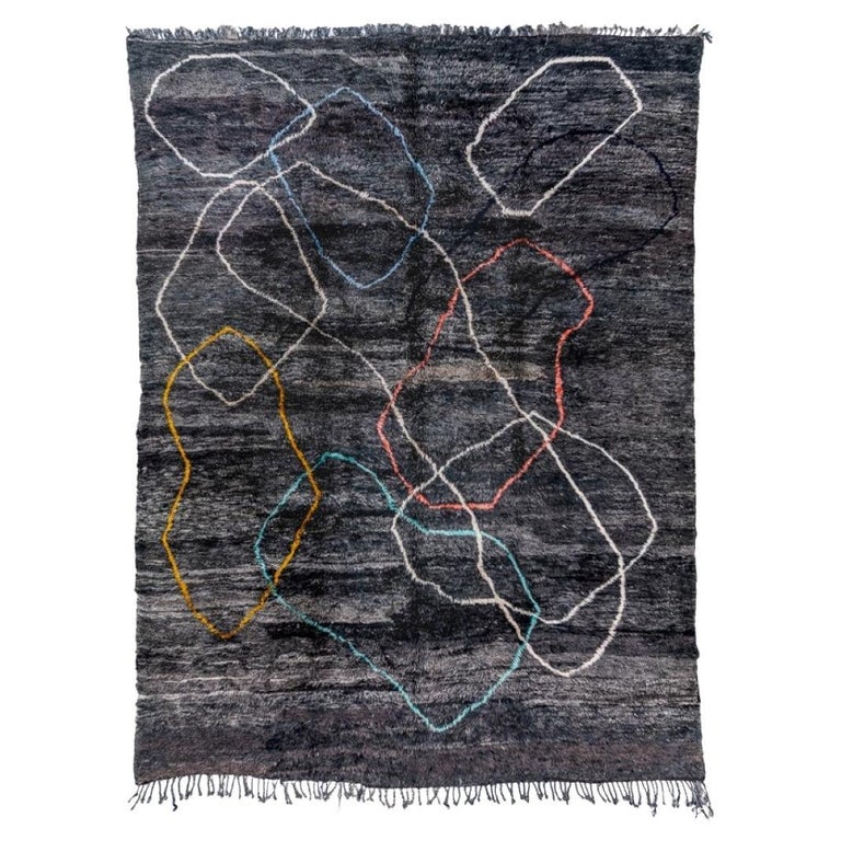 New and Modern Moroccan Rug Design 8'6x11'6 For Sale at 1stDibs