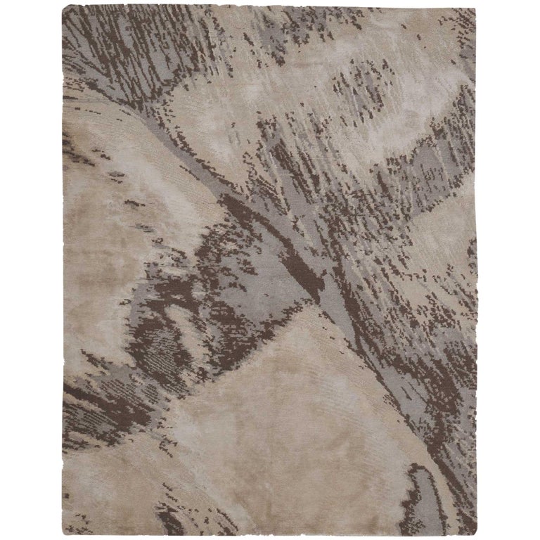 New Area Rug Modern Style ‘Nuba’ by Shane Friesenhan For Sale at 1stDibs