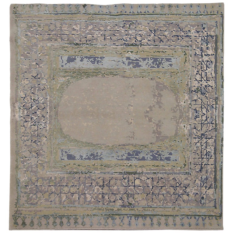 New Area Rug Modern Style ‘Quadratura’ by Shane Friesenhan For Sale at ...