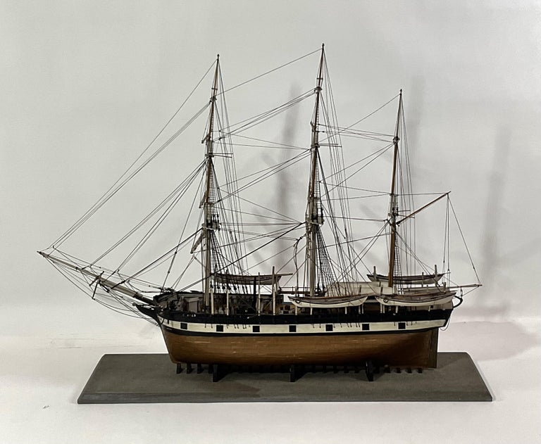 New Bedford Whale Ship Model Of "Cortez" For Sale at 1stDibs