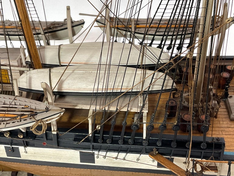 New Bedford Whale Ship Model Of "Cortez" For Sale at 1stDibs