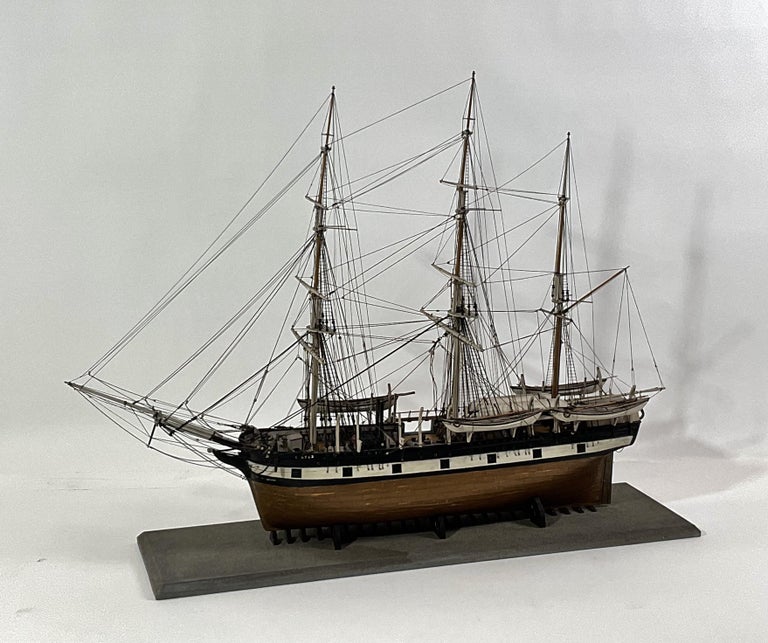 New Bedford Whale Ship Model Of "Cortez" For Sale at 1stDibs