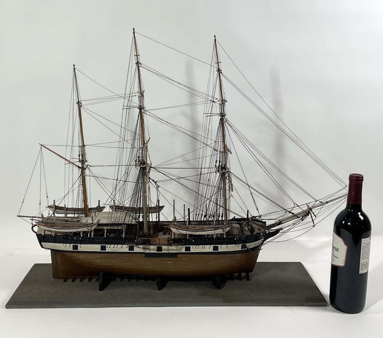 New Bedford Whale Ship Model Of "Cortez" For Sale at 1stDibs