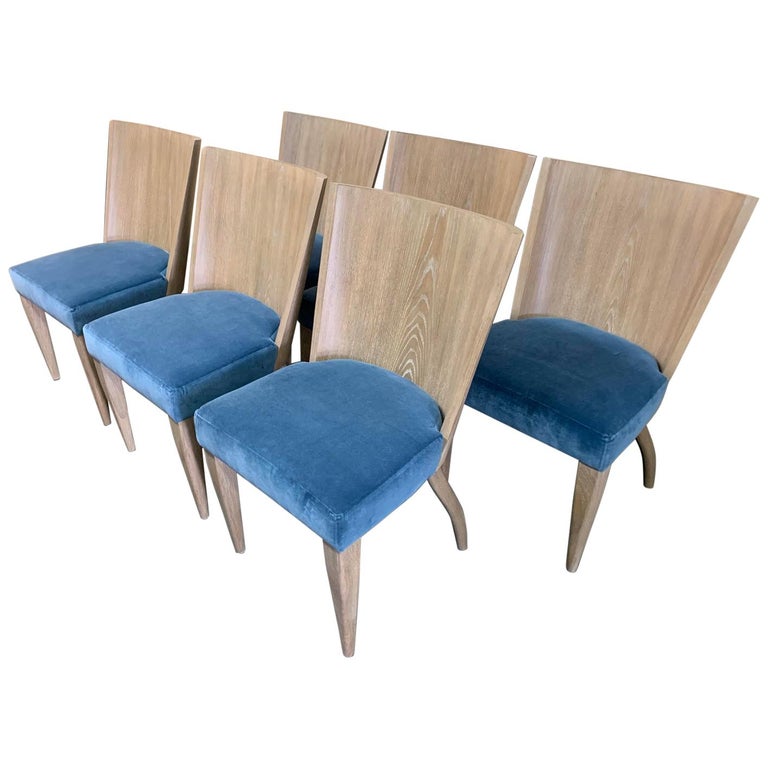 New Bernhardt Rowe Dining Chairs, Set of Six For Sale at 1stDibs