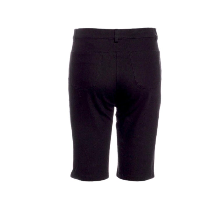NEW Chanel Black Classic Shorts 5 Pocket Denim Style Pants 34 For Sale ...