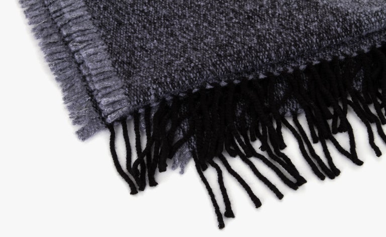 New Chanel CC Logo Cashmere Blend Throw Blanket For Sale at 1stDibs