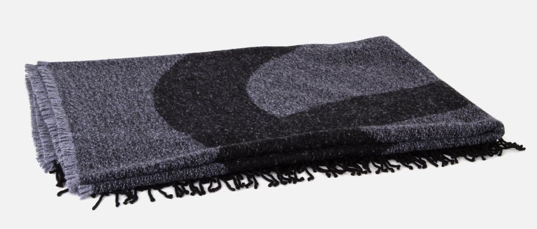 New Chanel CC Logo Cashmere Blend Throw Blanket For Sale at 1stDibs