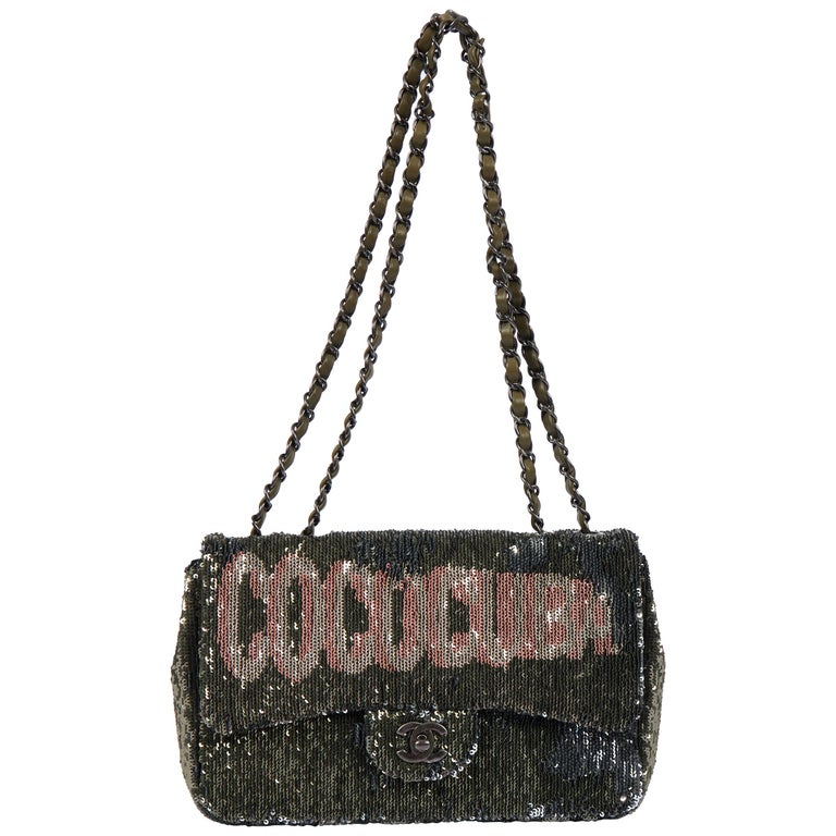 New Chanel Coco Cuba Green Flap Bag at 1stDibs | chanel coco cuba bag ...