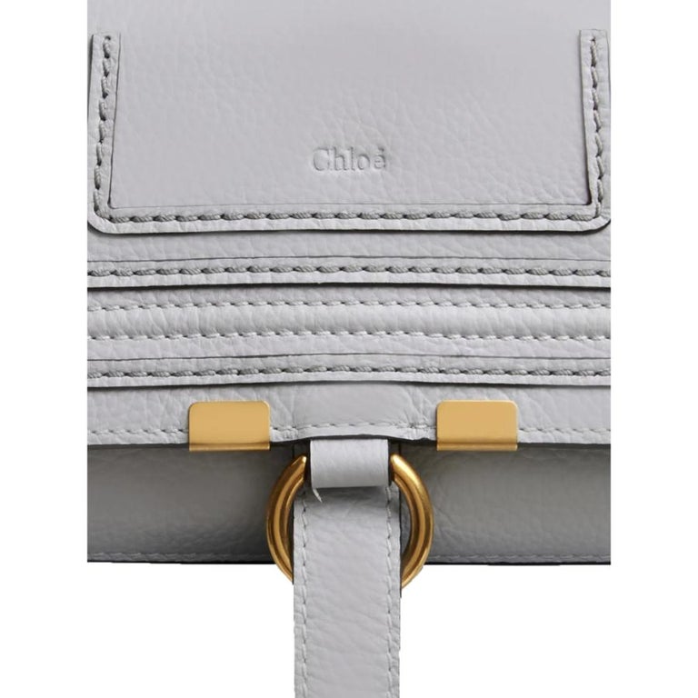 New Chloe Grey Marcie Leather Belt Waist Bag For Sale at 1stDibs