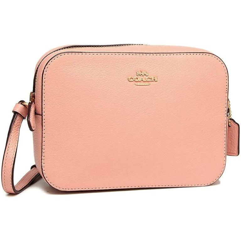 NEW Coach Pink Mini Leather Camera Crossbody Bag For Sale at 1stDibs