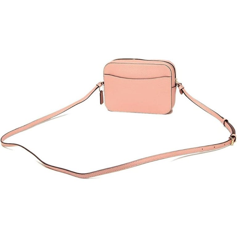 NEW Coach Pink Mini Leather Camera Crossbody Bag For Sale at 1stDibs