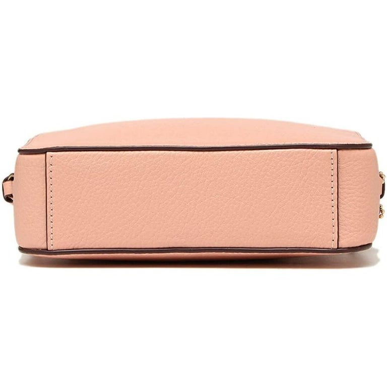 NEW Coach Pink Mini Leather Camera Crossbody Bag For Sale at 1stDibs