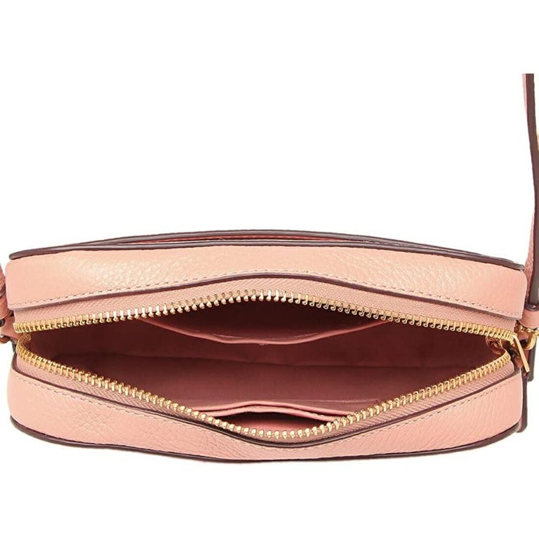 NEW Coach Pink Mini Leather Camera Crossbody Bag For Sale at 1stDibs