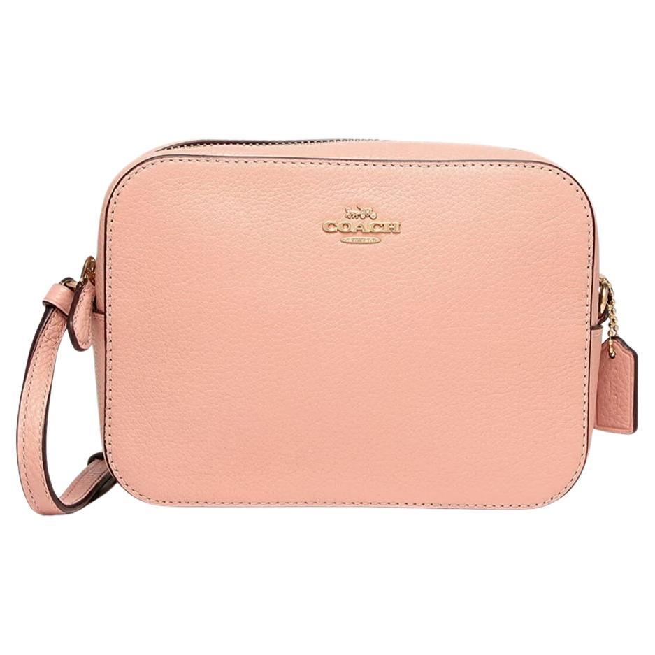 NEW Coach Pink Mini Leather Camera Crossbody Bag For Sale at 1stDibs