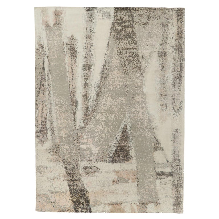 New Contemporary Abstract Rug Inspired by Jackson Pollock For Sale at ...