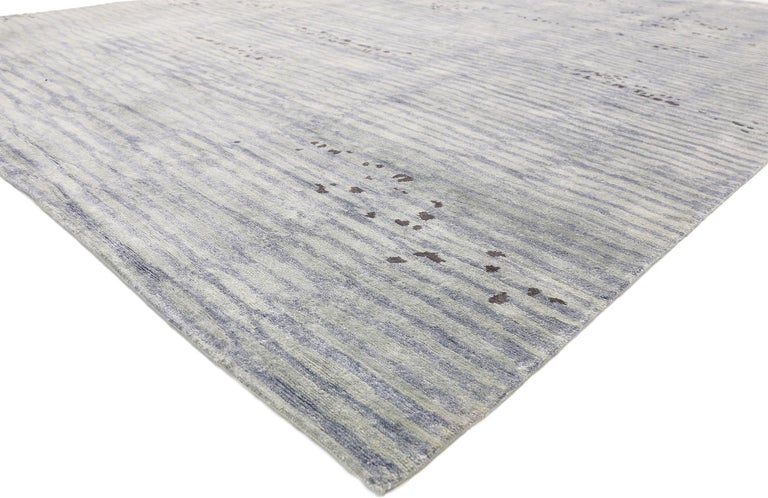 New Contemporary Area Rug with Transitional Zen Style, Japanese Zen ...