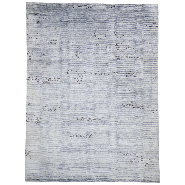 New Contemporary Area Rug with Transitional Zen Style, Japanese Zen ...