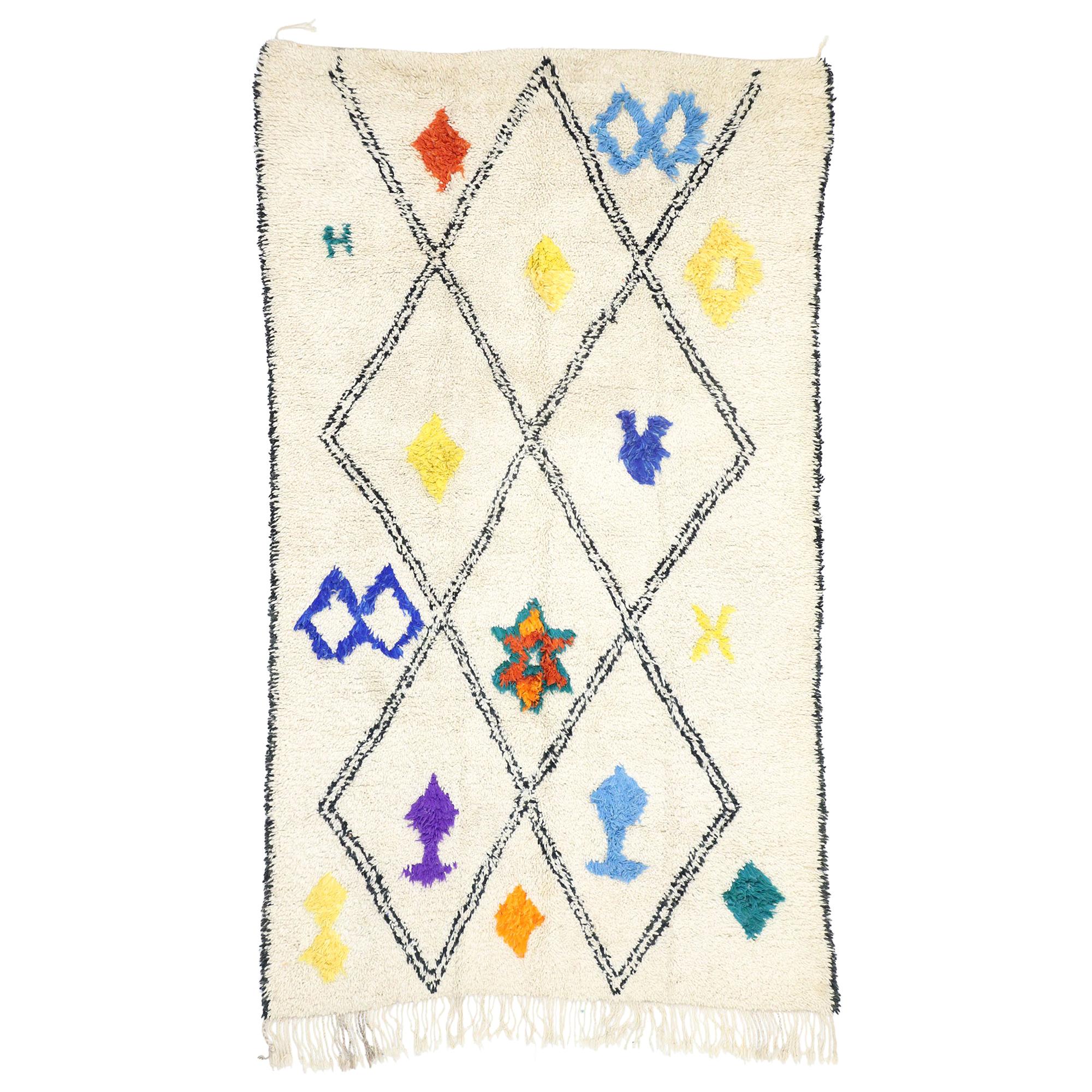 New Contemporary Berber Moroccan Rug with Abstract Expressionist Style ...