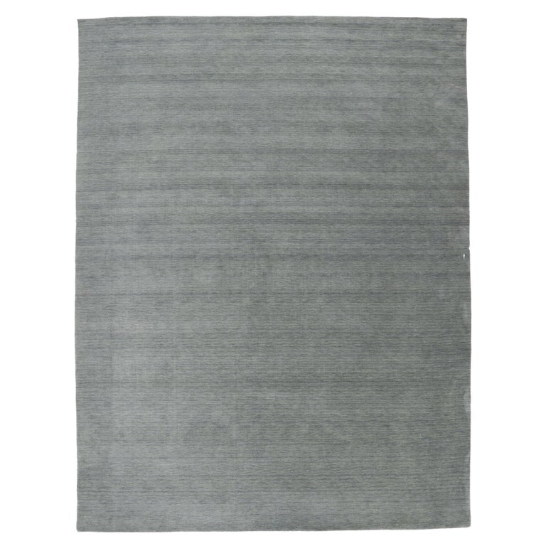 New Contemporary Grey Area Rug with Modern Style For Sale at 1stDibs