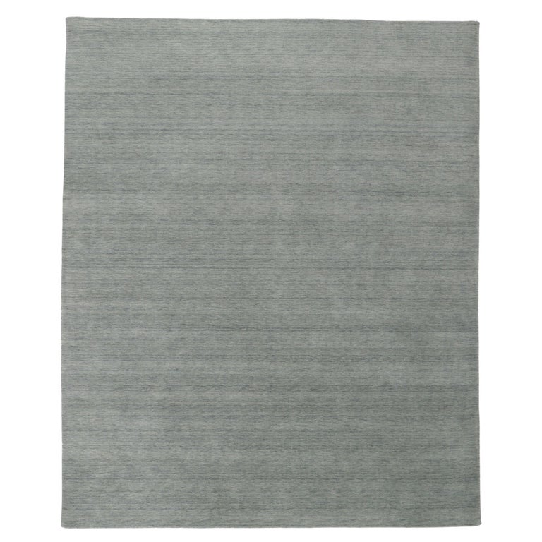 New Contemporary Grey Area Rug with Modern Style For Sale at 1stDibs