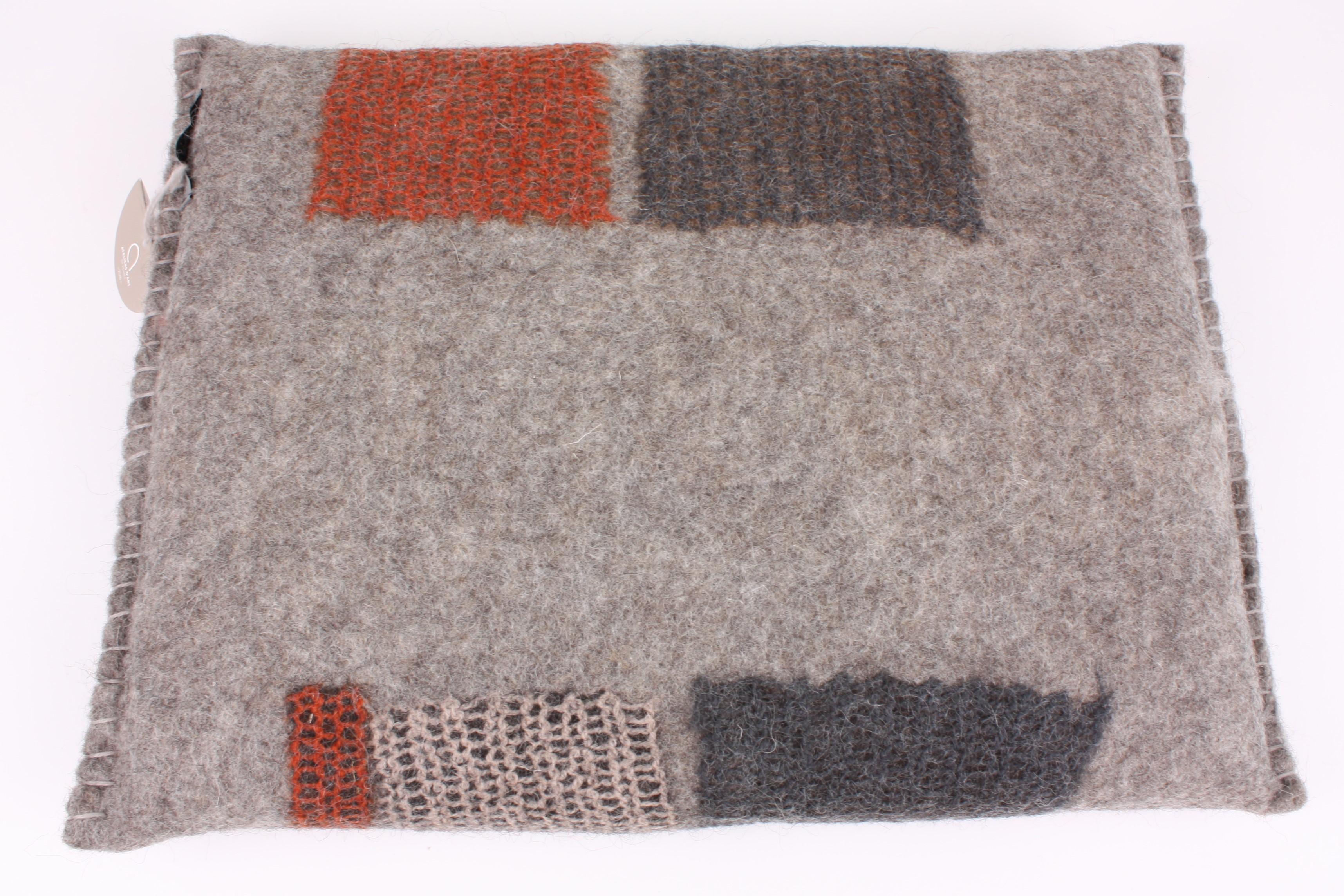 New Contemporary Hand-Felted Wool Bench with 2 Cushions For Sale at ...