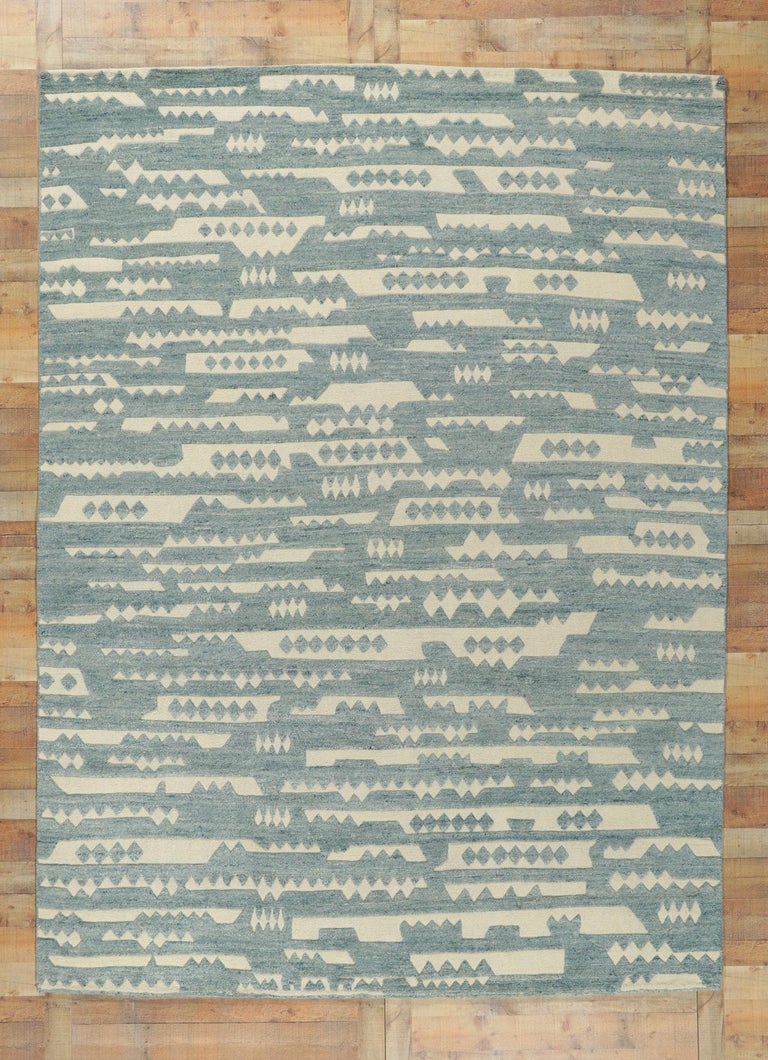 New Contemporary High-Low Textured Rug For Sale at 1stDibs