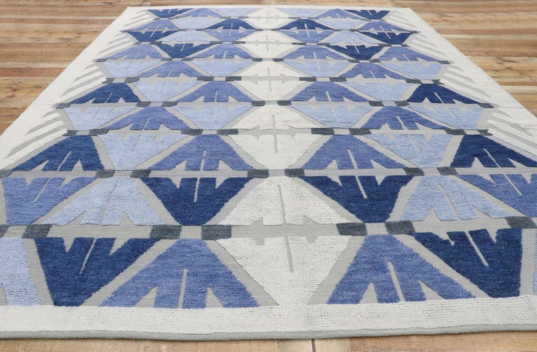 New Contemporary Indian Kilim Souf Rug with Raised Design For Sale at ...