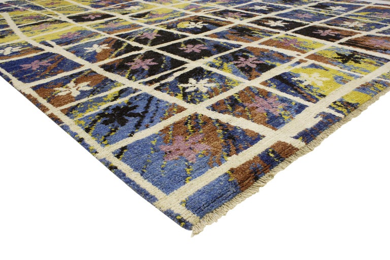 New Contemporary Moroccan Style Rug Inspired by Jackson Pollock For ...