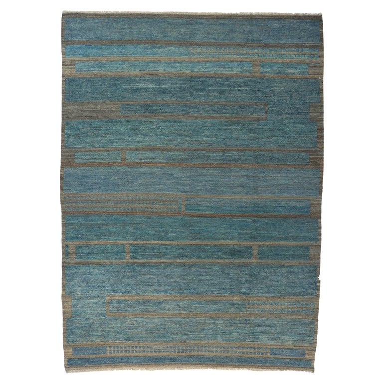 New Contemporary Moroccan Rug with Bauhaus Style For Sale at 1stDibs