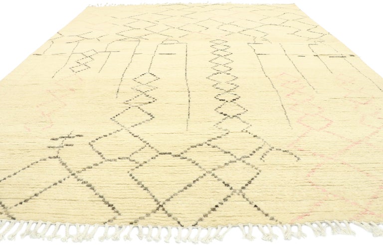 New Contemporary Moroccan Rug with Boho Chic Tribal Style and Hygge ...