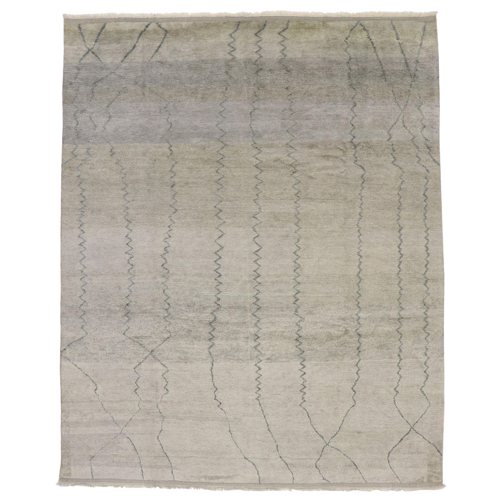 Modern Moroccan-Style Rug For Sale at 1stDibs