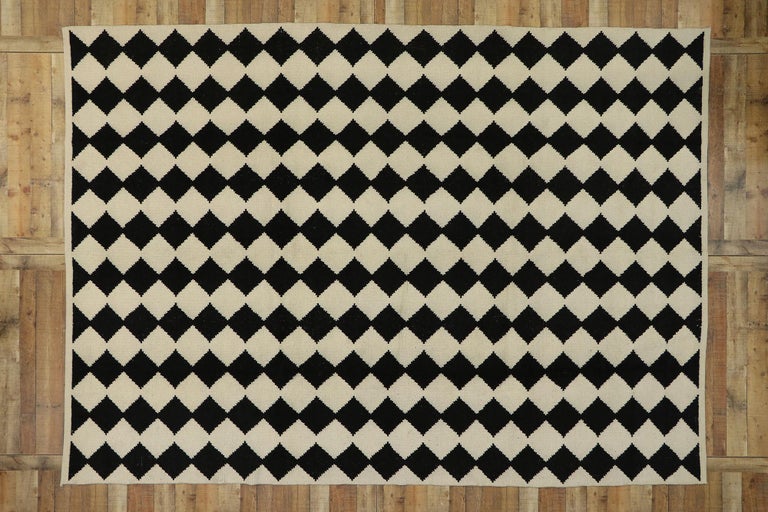 New Contemporary Moroccan Style Rug with Diamond Harlequin Pattern at ...