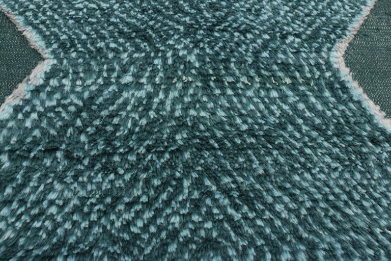 New Contemporary Moroccan Texture Area Rug Geometric Diamond Pattern at ...