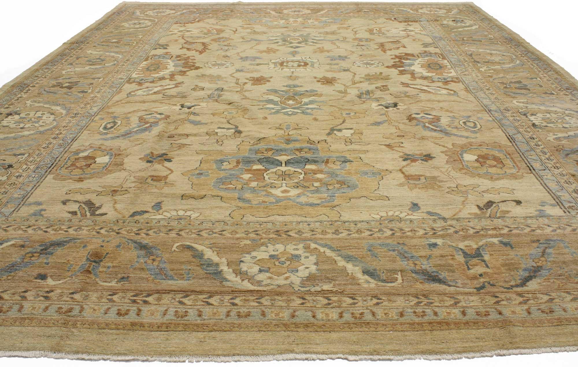New Contemporary Turkish Oushak Area Rug with Modern Neoclassical Style ...
