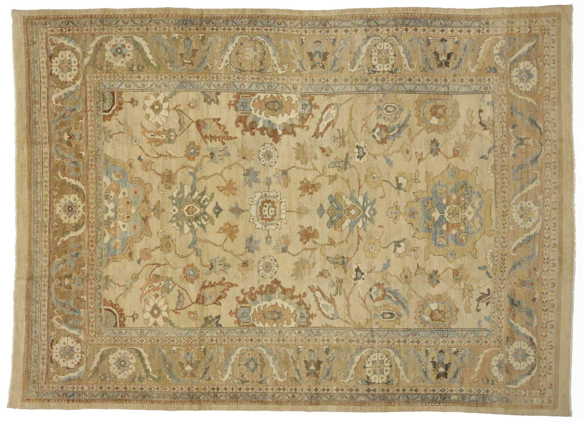 New Contemporary Turkish Oushak Area Rug with Modern Neoclassical Style ...
