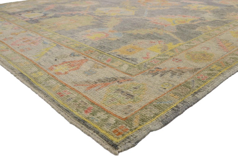 New Contemporary Turkish Oushak Rug in Pastel Colors For Sale at ...