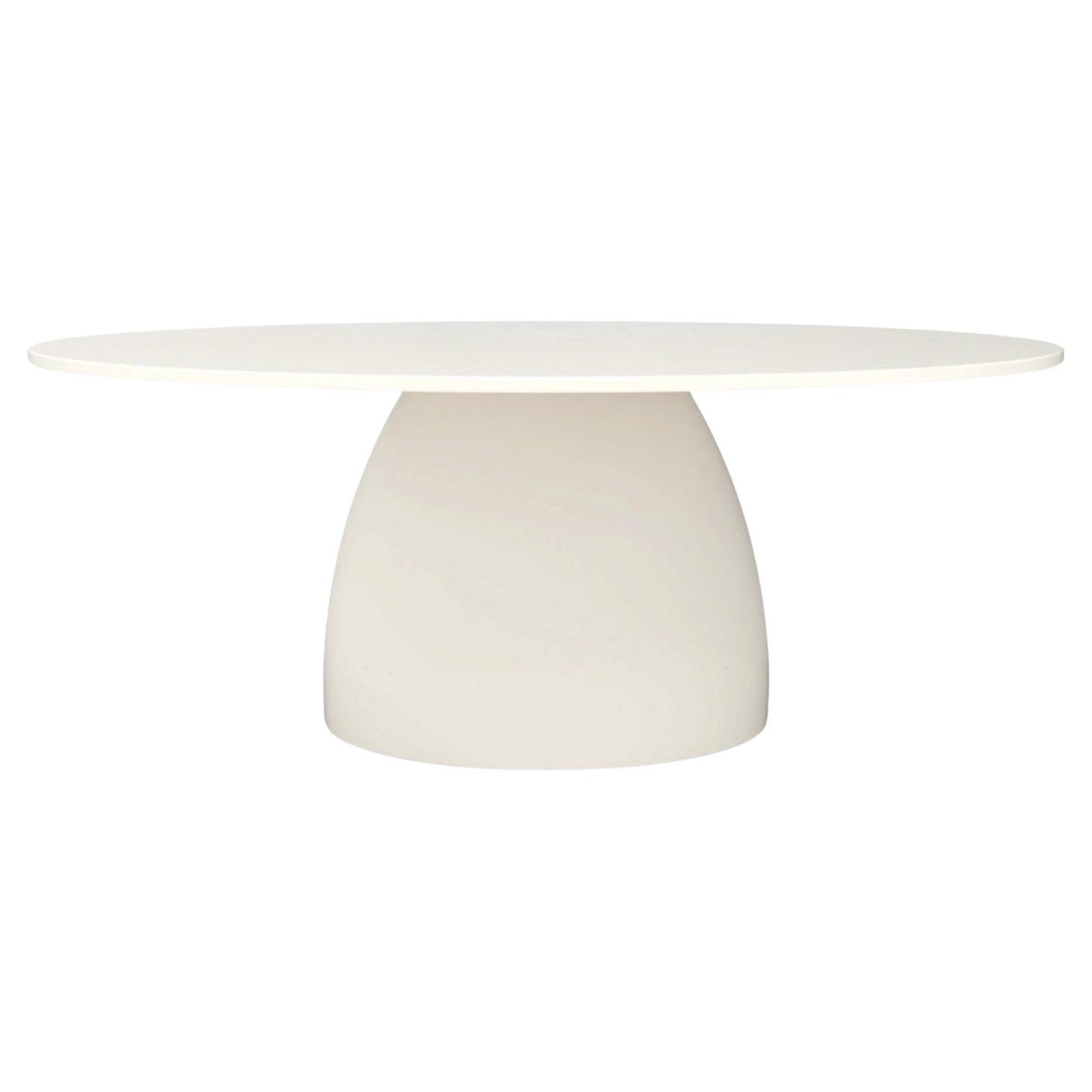 New Design Dining Table in White Matte Suitable for Outdoor SUMMER 2024 ...