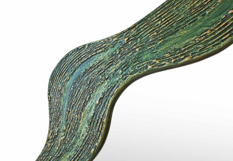 New Design Mirror in Resin and Fiberglass Finished in Verdigris Color ...