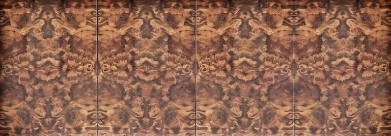 New Design Sideboard in Wood with Walnut Root Veneer For Sale at 1stDibs