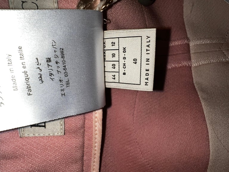 NEW Emilio Pucci Pink Hot Pants Shorts with Lace Trimmings 44 For Sale ...