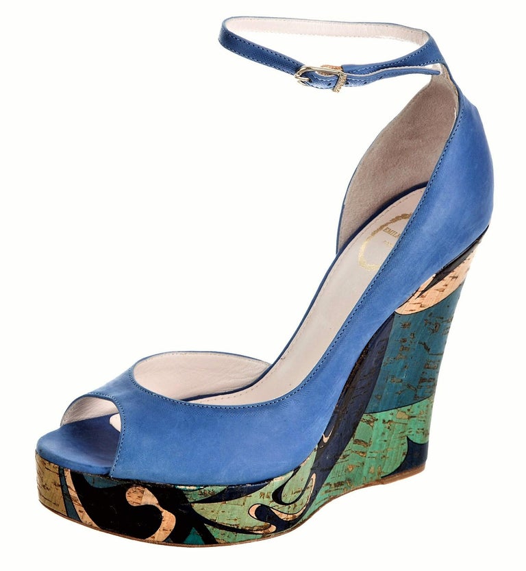 New Emilio Pucci Runway Pumps Heels Wedges Sz 37 For Sale at 1stDibs ...