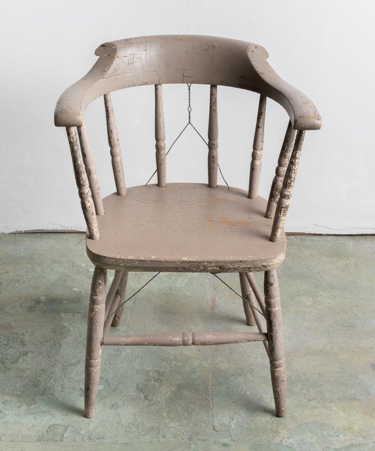 New England Firehouse Windsor Chair, America, circa 1890 For Sale at ...