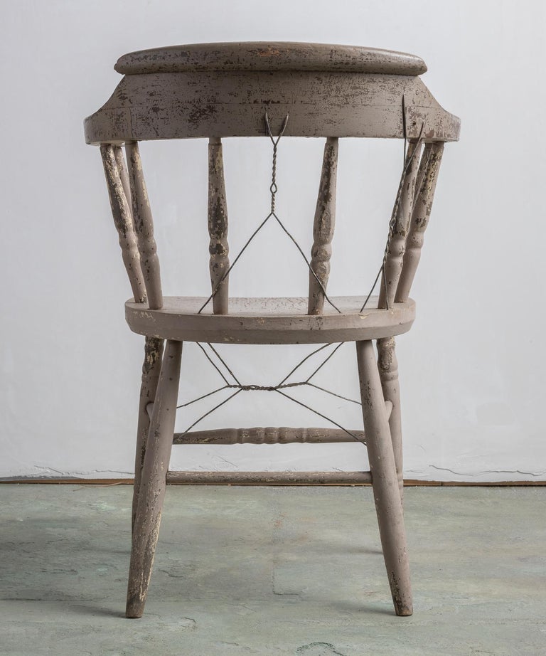 New England Firehouse Windsor Chair, America, circa 1890 For Sale at ...