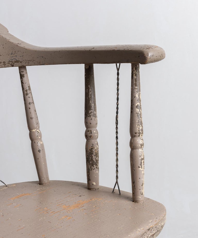 New England Firehouse Windsor Chair, America, circa 1890 For Sale at ...