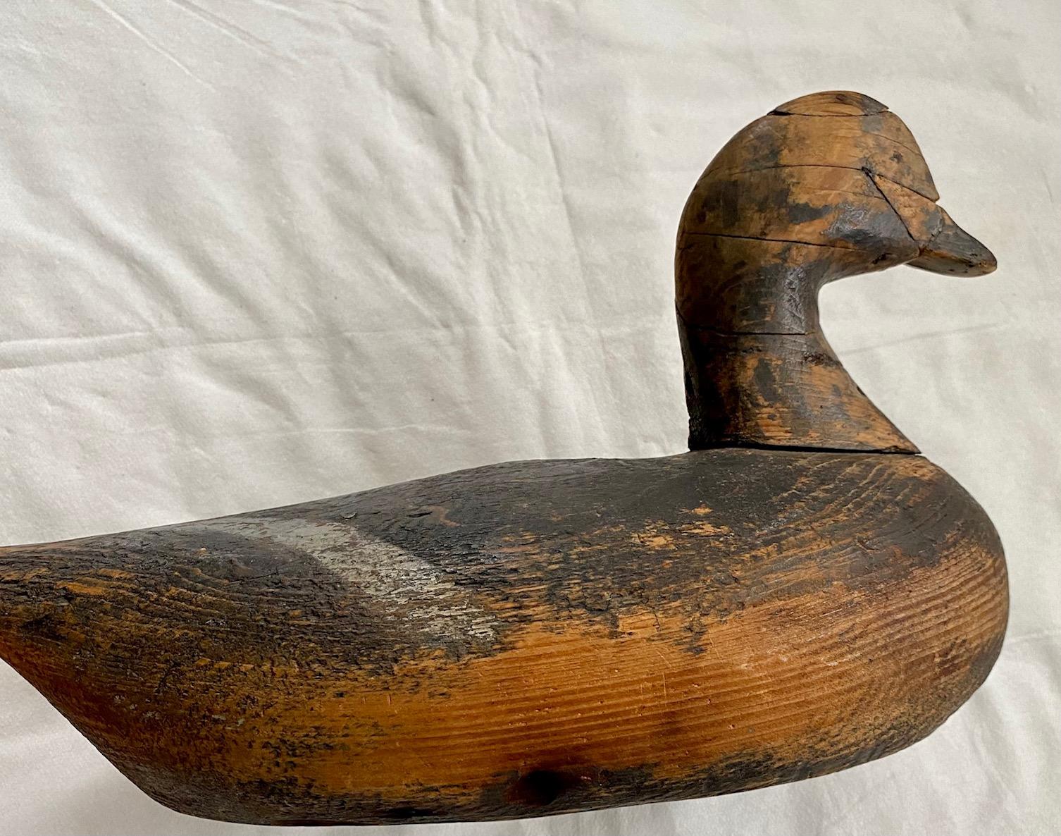 New England Half-Sized Goose Decoy, circa 1900 at 1stDibs