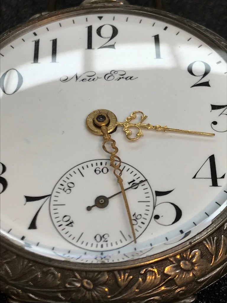 New Era New York Mechanical Pocket Watch For Sale at 1stDibs