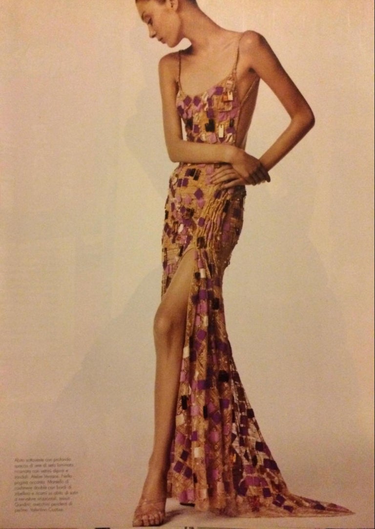 NEW F/W 1999 Atelier Versace by Donatella PVC Strap Feather Heels Size ...