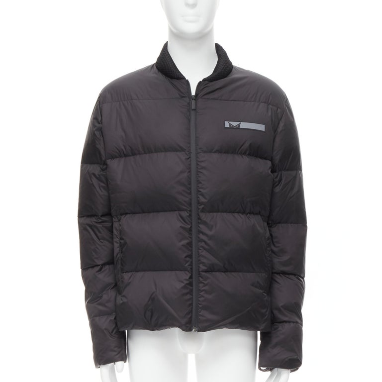new FENDI Reversible black Monster Bug Eye nylon goose down puffer ...