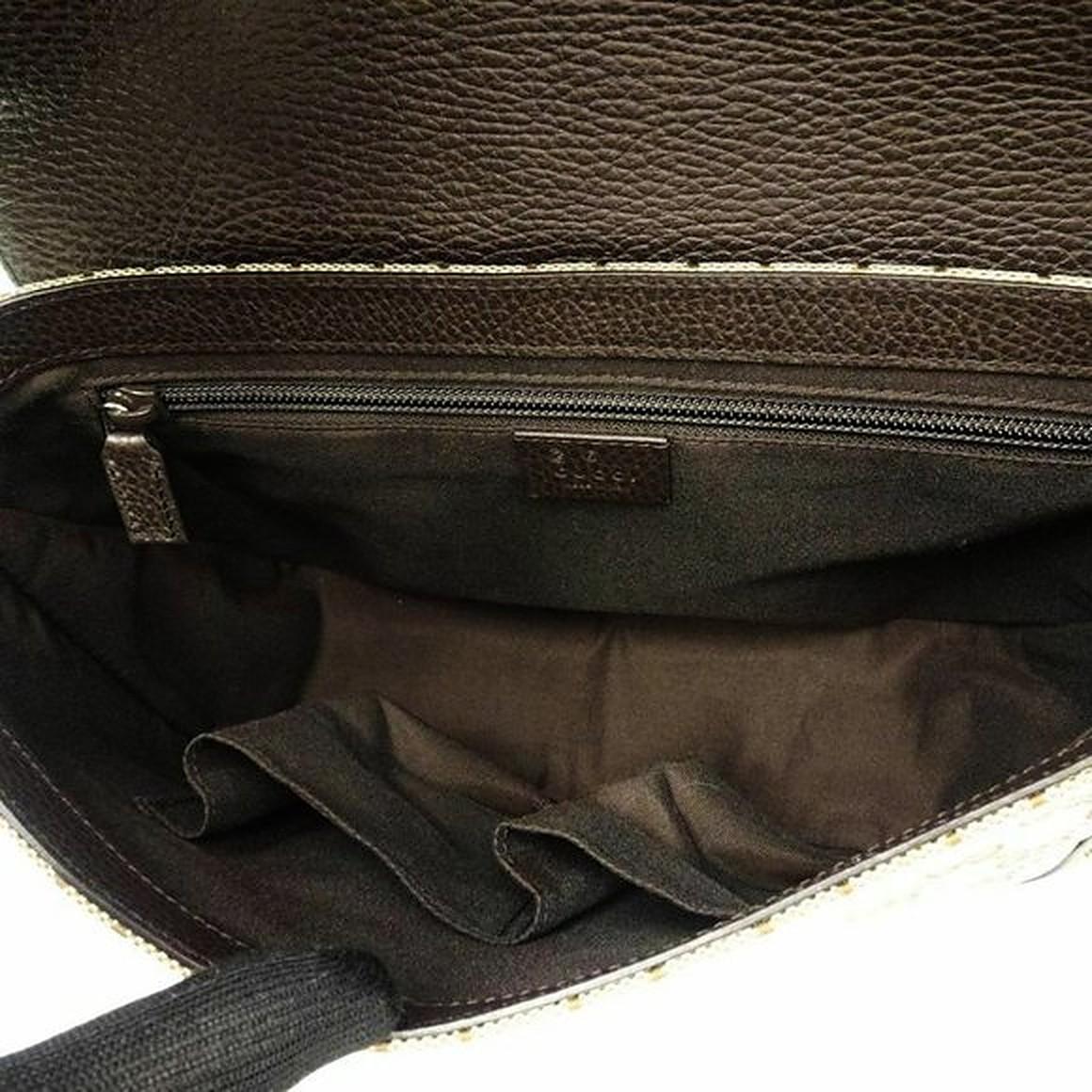 NEW Gucci Beige Brown GG Guccissima Monogram Canvas Crossbody Messenger ...